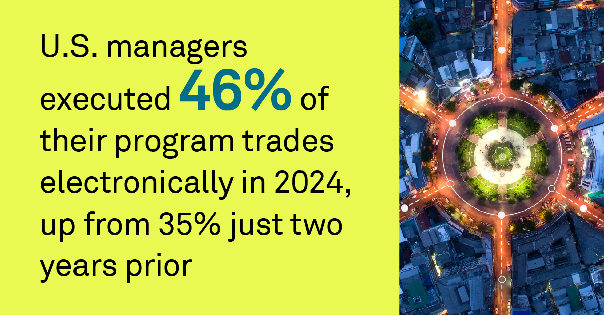 U.S. equity program trading market trends: A shift to electronic ...